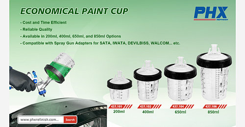 Economical Paint Cup - PHX REFINISH CO., LTD.